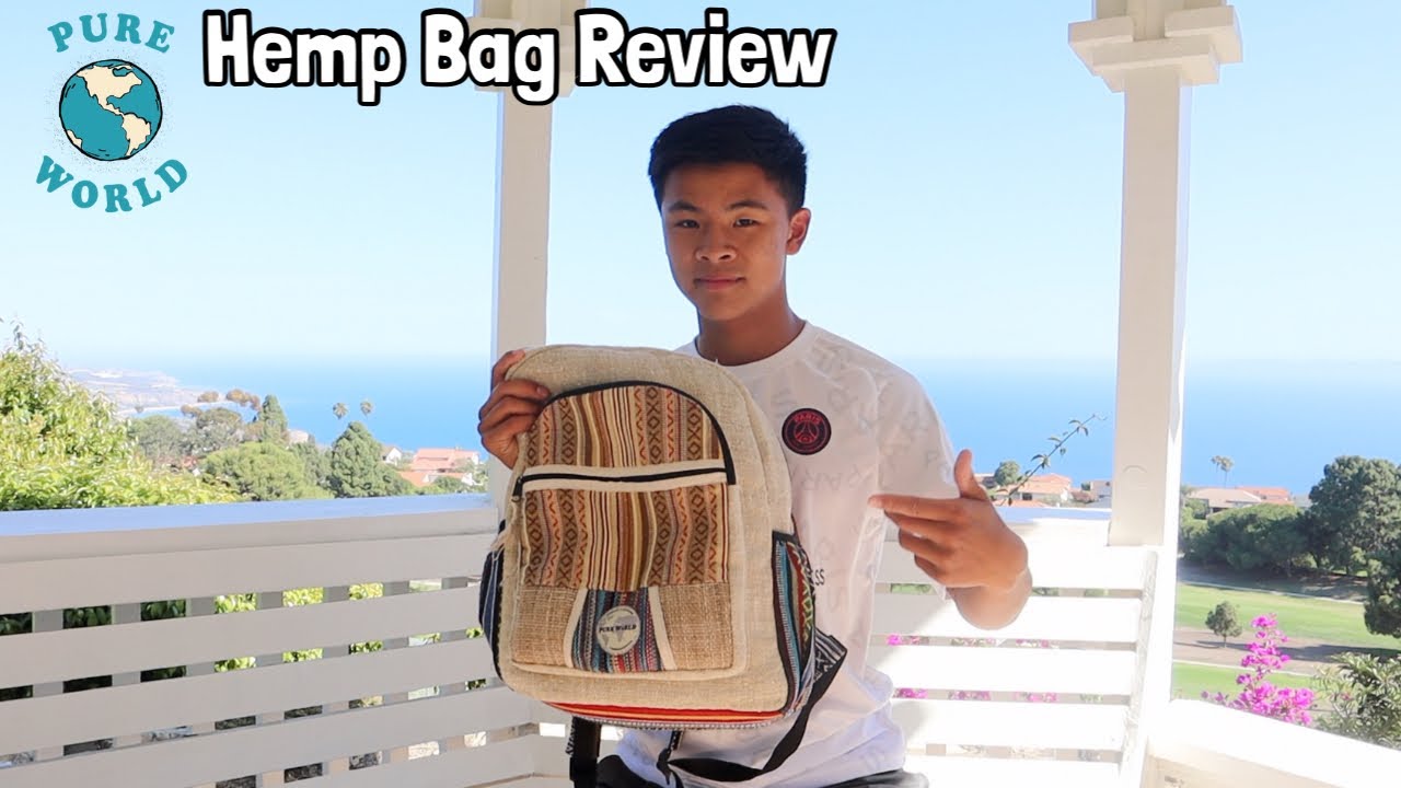 Pure World Hemp Backpack Review + Discount - YouTube