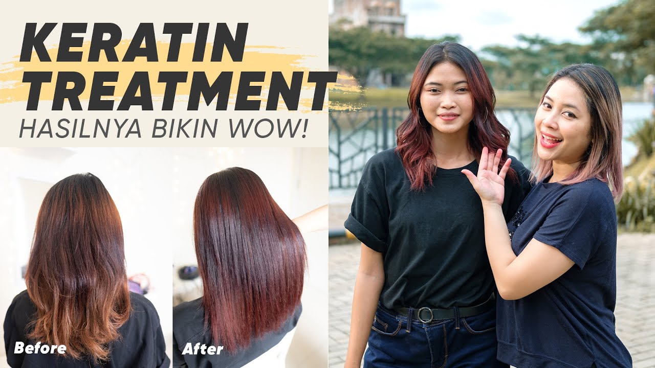 Keratin Treatment dan Cat Rambut | Pemenang Giveaway Dinzyhair - YouTube