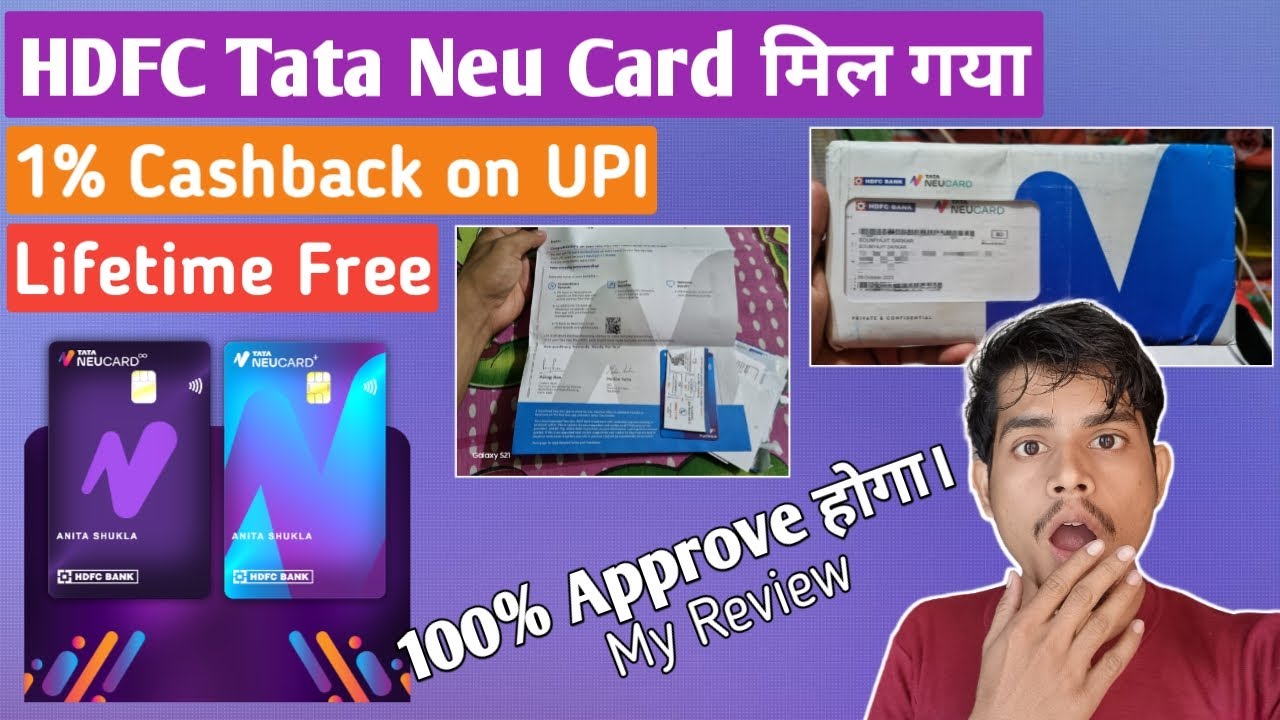 Finally I got my Tata Neu Credit Card with lifetime free | HDFC Credit ...