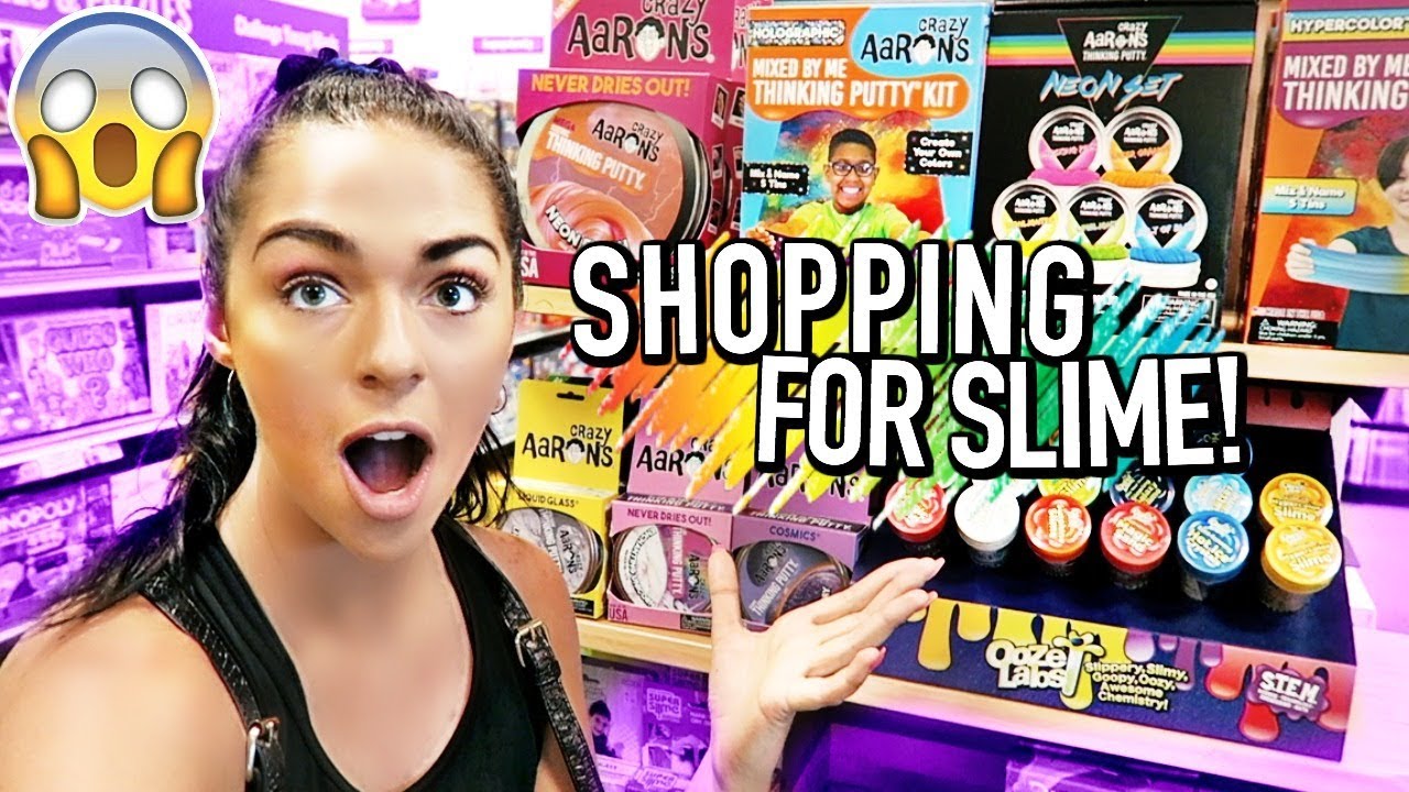 SHOPPING FOR SLIME SUPPLIES AT BARNES AND NOBLE!!! (so much secret ...
