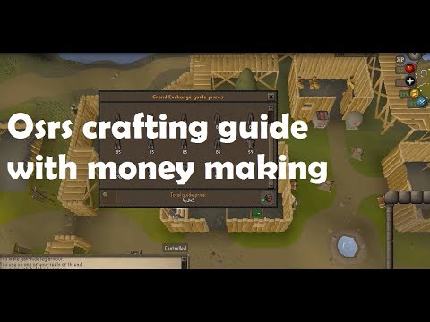 Osrs crafting guide ironman with money making - YouTube
