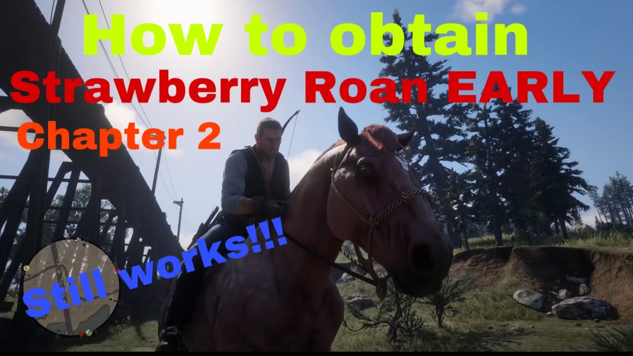 Red Dead Redemption 2 Strawberry Roan Ardennes EARLY CHAPTER 2 [STILL ...