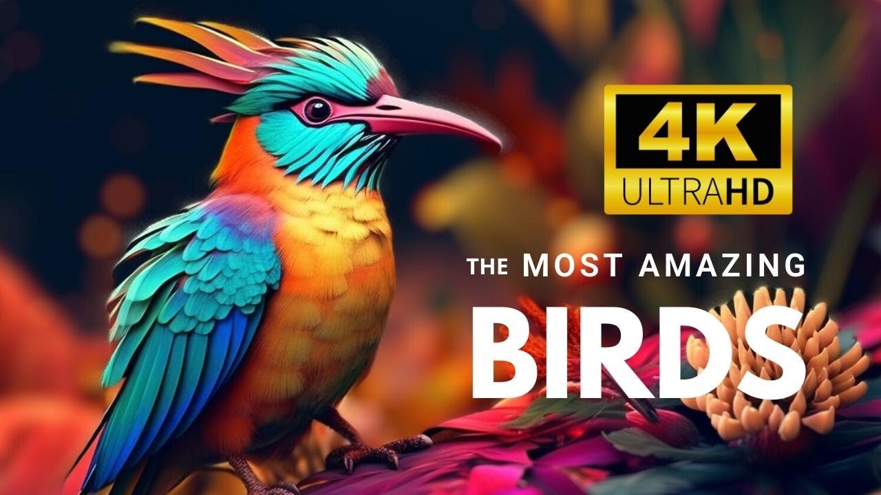The Most Colorful 4K Birds - Colorful and relaxing bird collection in ...