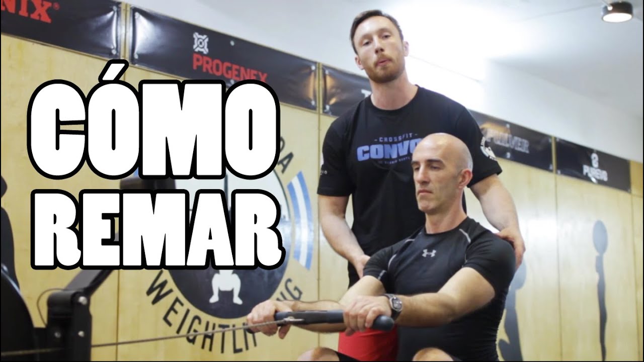 COMO REMAR EN LA MAQUINA DE REMO - YouTube