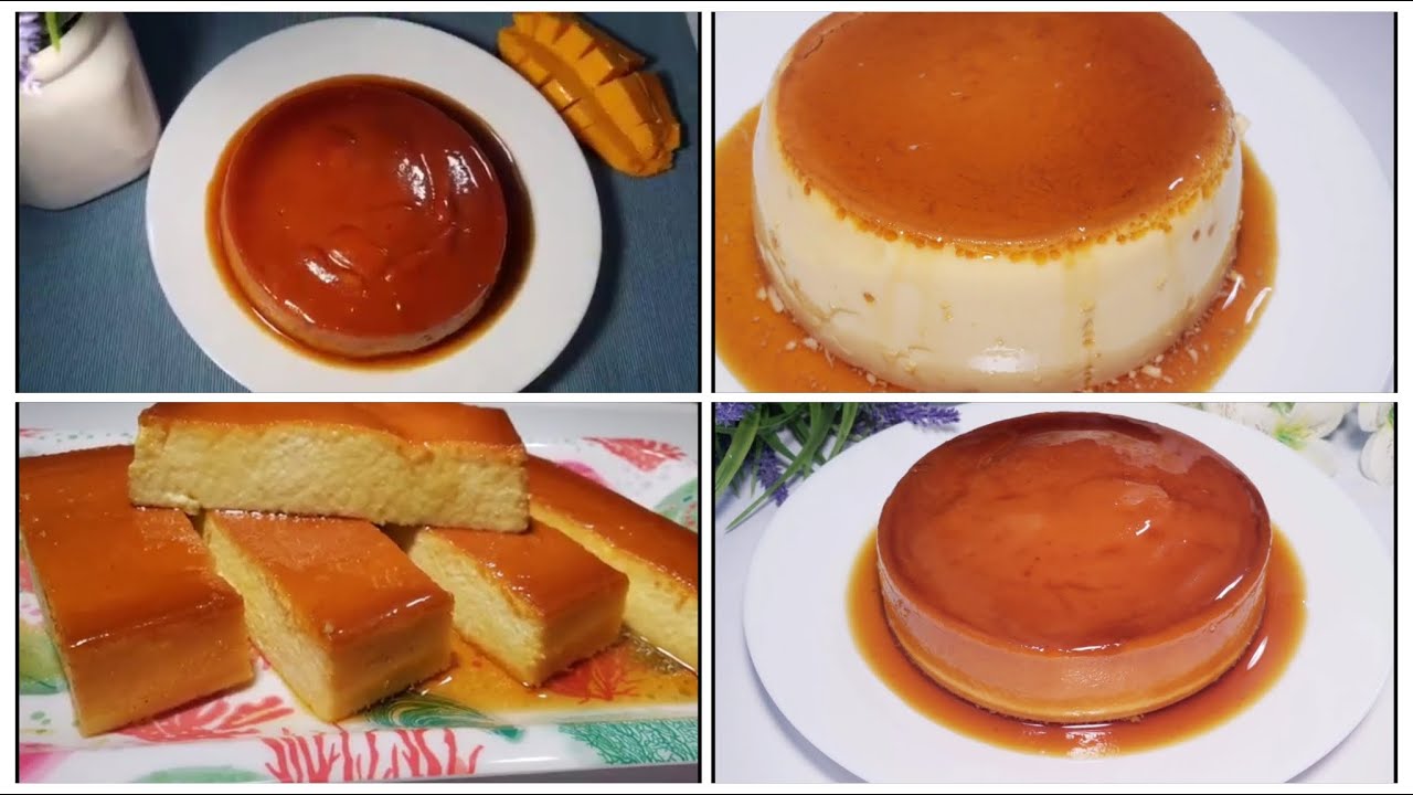 ৪ ধরনের পুডিং রেসিপি।4 Pudding Recipe।Eid Special।Pudding|Mango Pudding ...