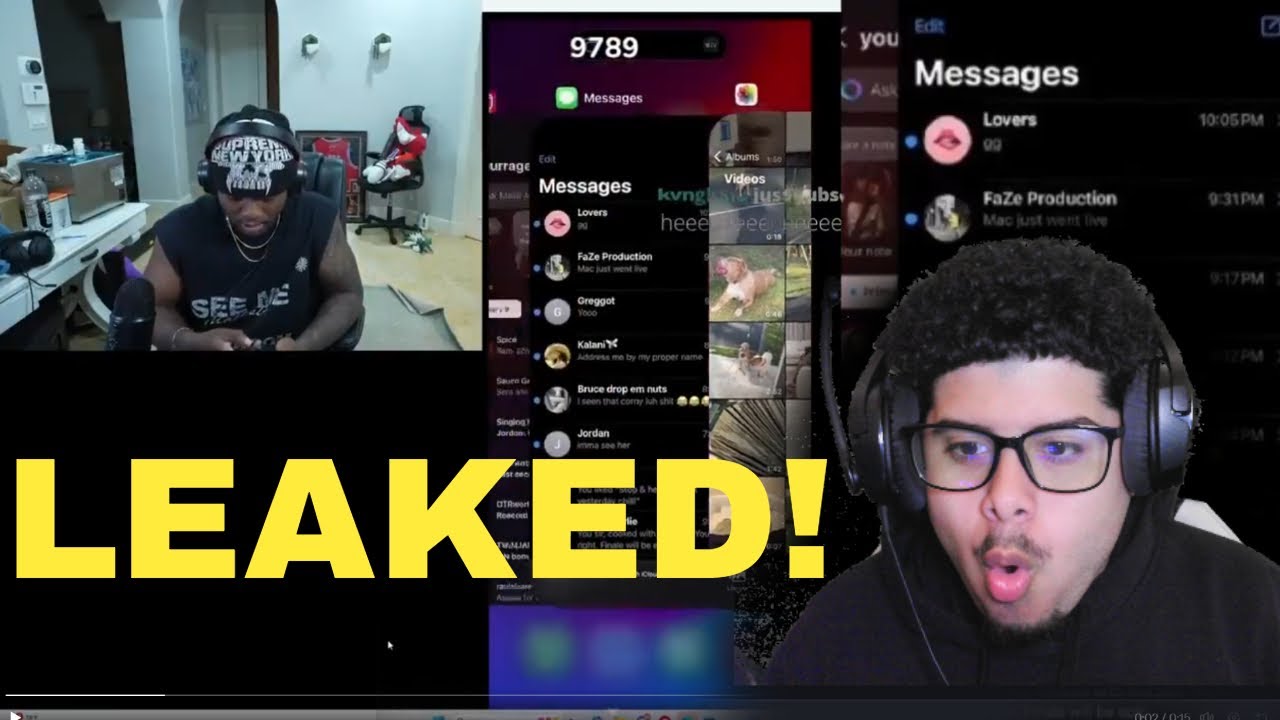 YOURRAGE MESSAGES LEAKED LIVE ON STREAM - YouTube