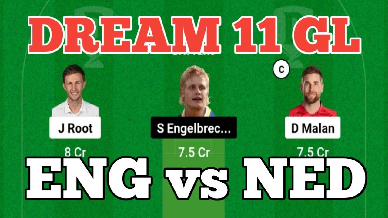 ENG+ vs NED Dream11 Prediction | Dream11 | Dream 11 Team of Today Match ...