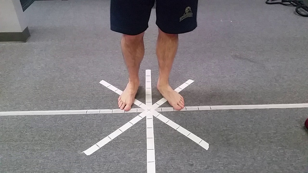 Hopping Drills - Star Pattern with Motor Control Targets - YouTube