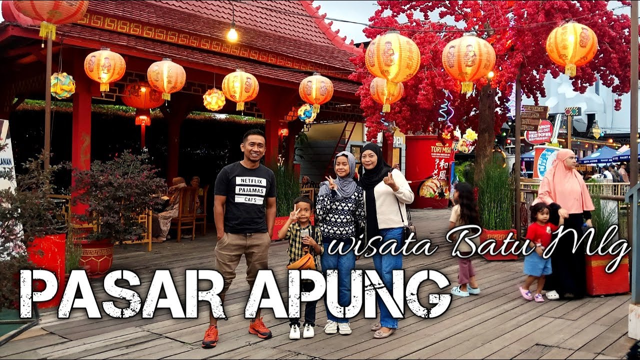 WISATA PASAR APUNG Kota BATU Malang GRATIS, lebih cocok saat Sore hari ...