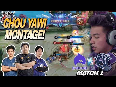 CHOU YAWI SIH MONTAGENYA BEUH !! ECHO TERLALU KUAT ! MSC 2023 - ECHO VS EVO MATCH 1 - YouTube