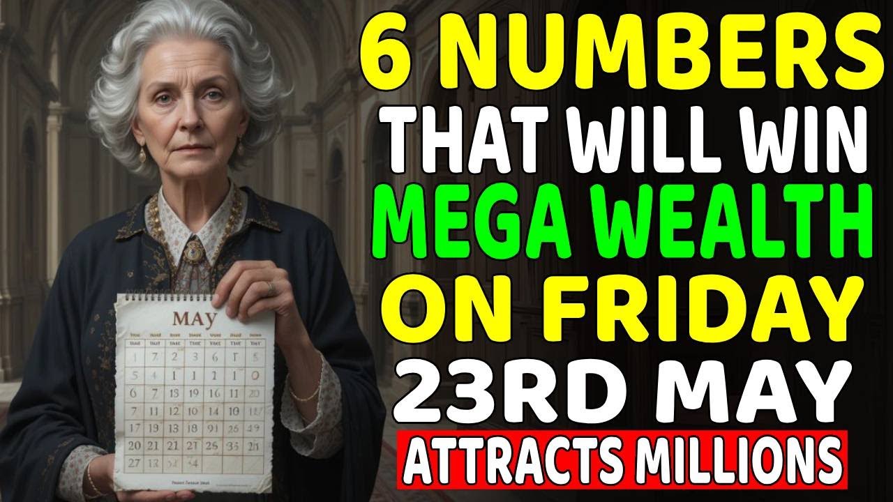 6 Lucky Numbers to Attract Wealth on Friday, May 23, 2025! 🔮 - YouTube