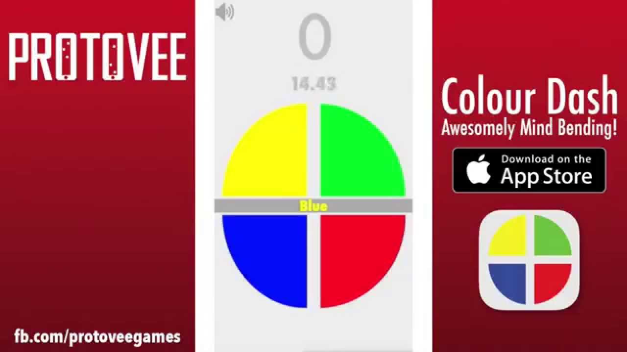Colour Dash (Protovee) - New Addiciting iOS Game - YouTube