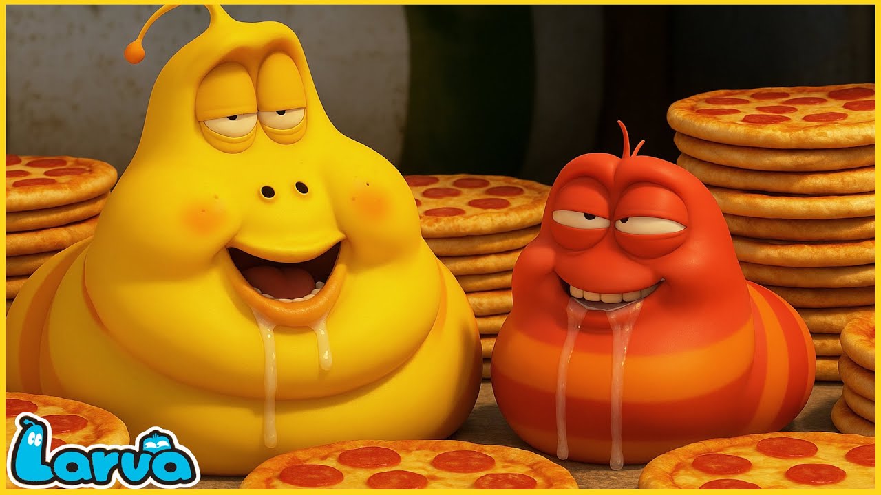 LARVA - Pizza | Dessin Animé Pour Bébé | Épisodes de Larva | Dessins ...