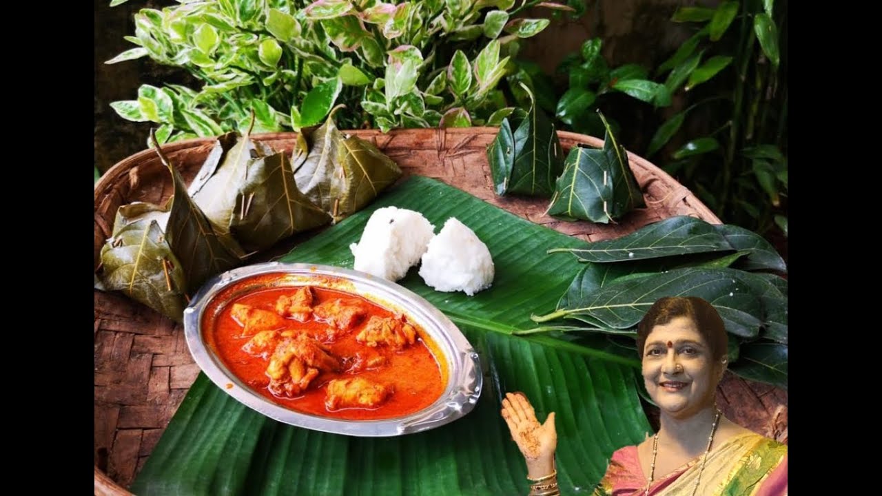 Kottige | gunda | jackfruit leaf idly | Making jackfruit leaf mold ...