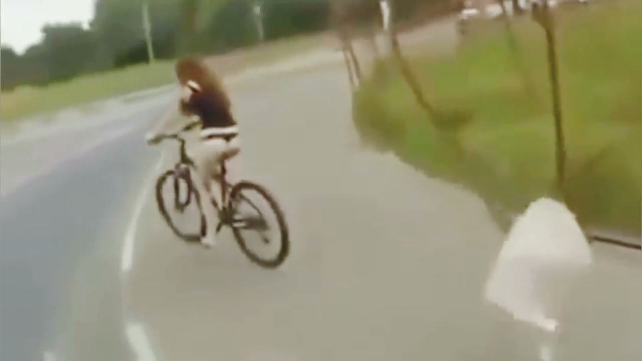 Girls skirt fall off while riding bicycle 😂😂🤣/ funny wardrobe fails😂😂 # ...