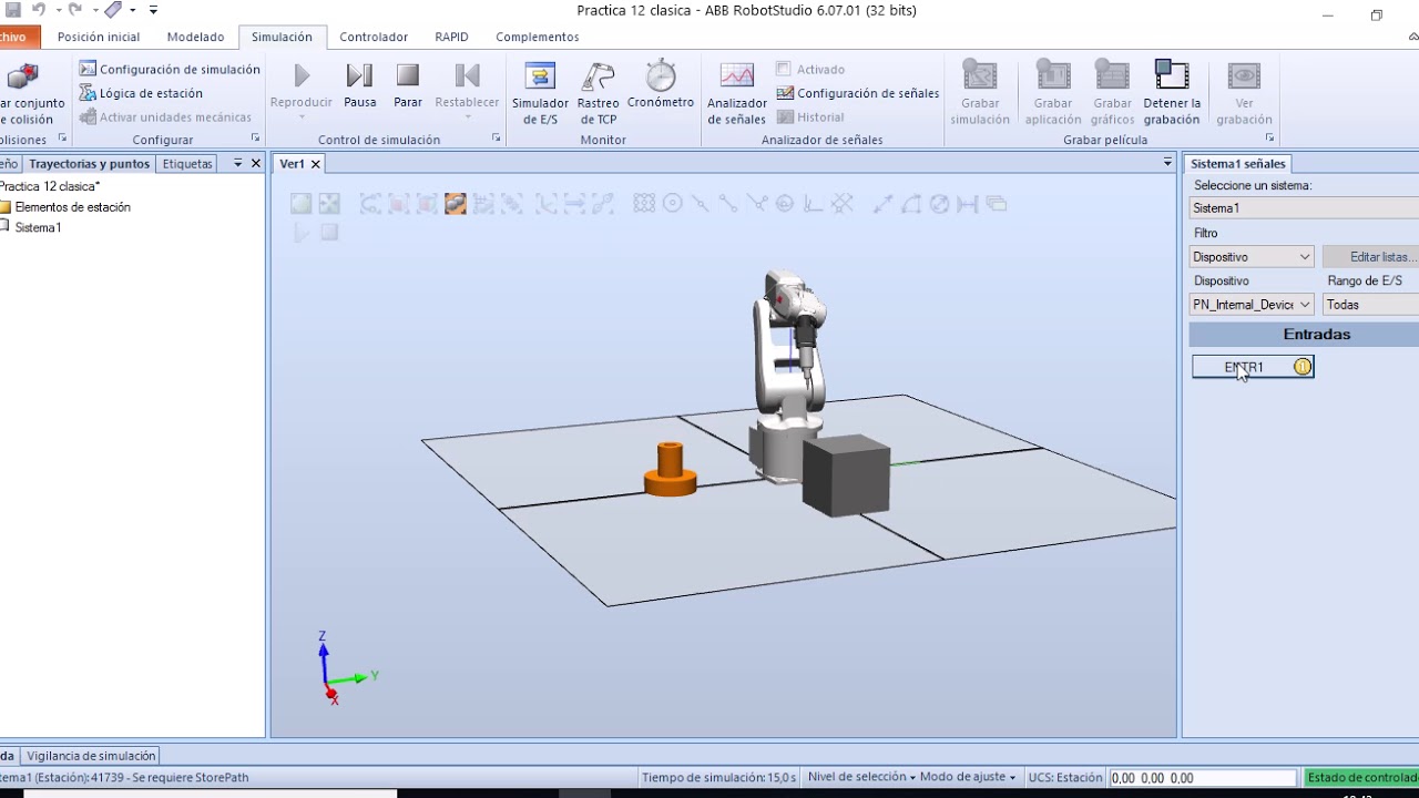 Practica 12 RobotStudio - YouTube