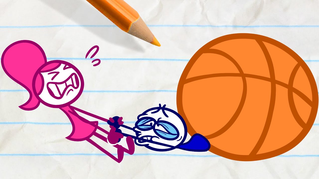 Teach A Man To Swish | Pencilmation Cartoons! - YouTube