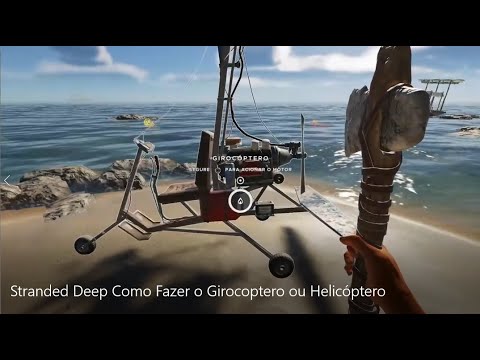 Stranded Deep Como Fazer o Girocoptero ou Helicóptero - YouTube