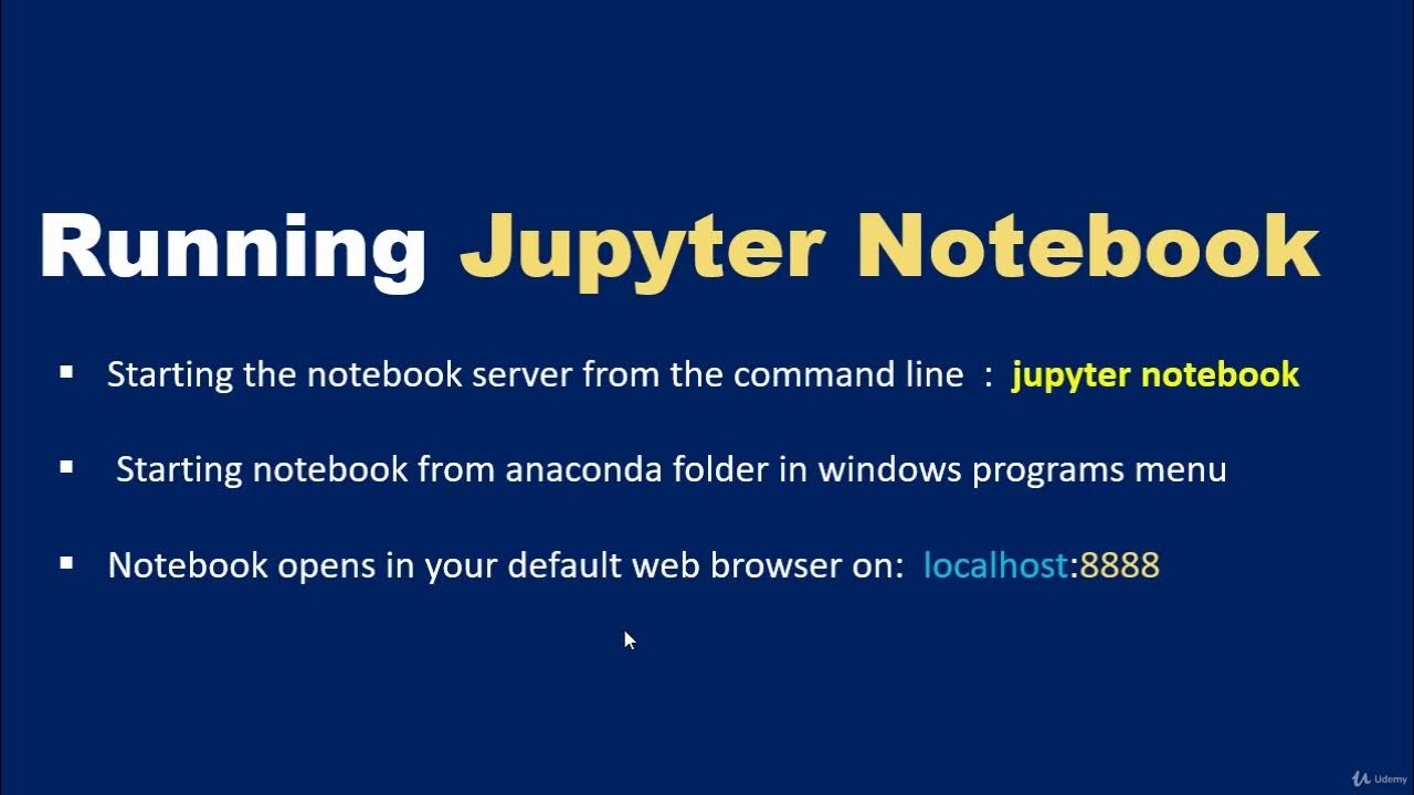005 Running Jupyter Notebook server - YouTube