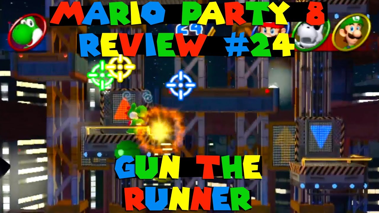 Mario Party Minigame Review-Gun the Runner - YouTube