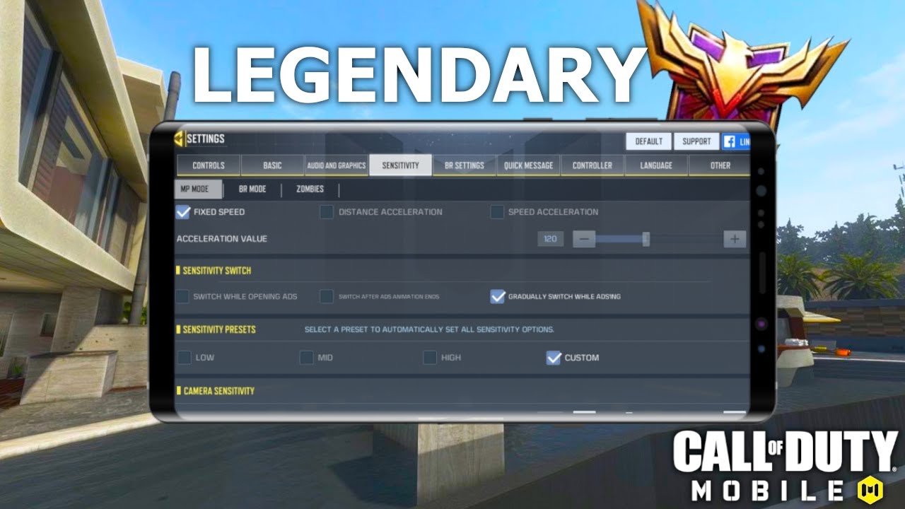 LEGENDARY SENSITIVITY HUD and SETTING for COD Mobile Call of Duty ...