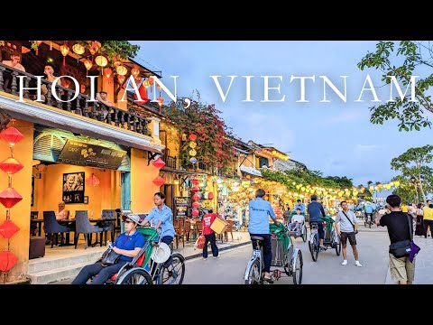 Relaxing Walk in Hoi An, Vietnam 🇻🇳 | Sunset to Lantern Night