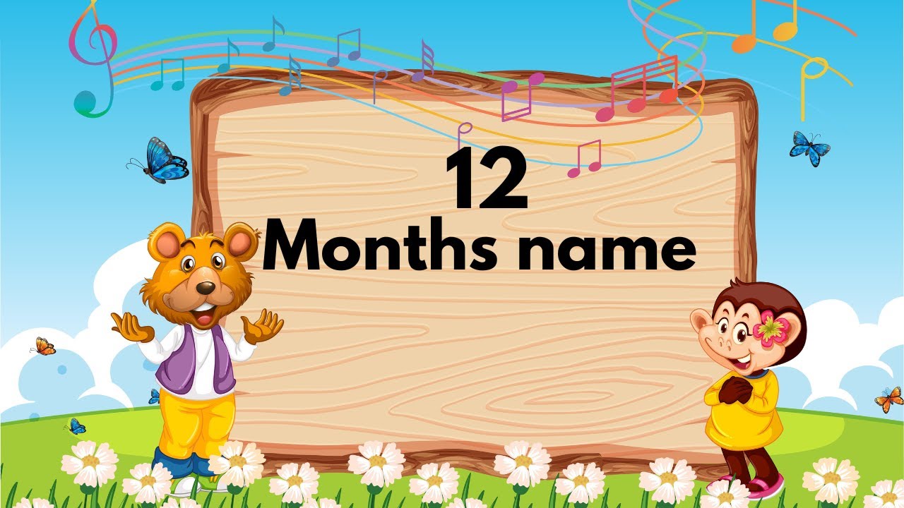 Learn 12 Months name in English with related voice effects. Welcome to ...