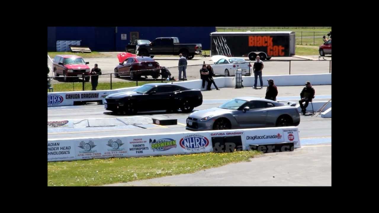 Car&Racer's Switzer R1K GTR Pump Gas Medium Boost vs 12 second Camaro ...