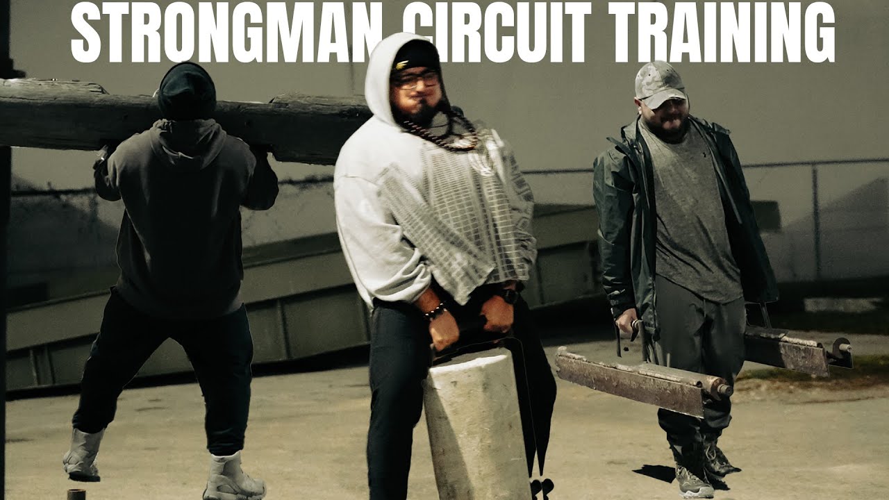 Strongman circuit training - YouTube