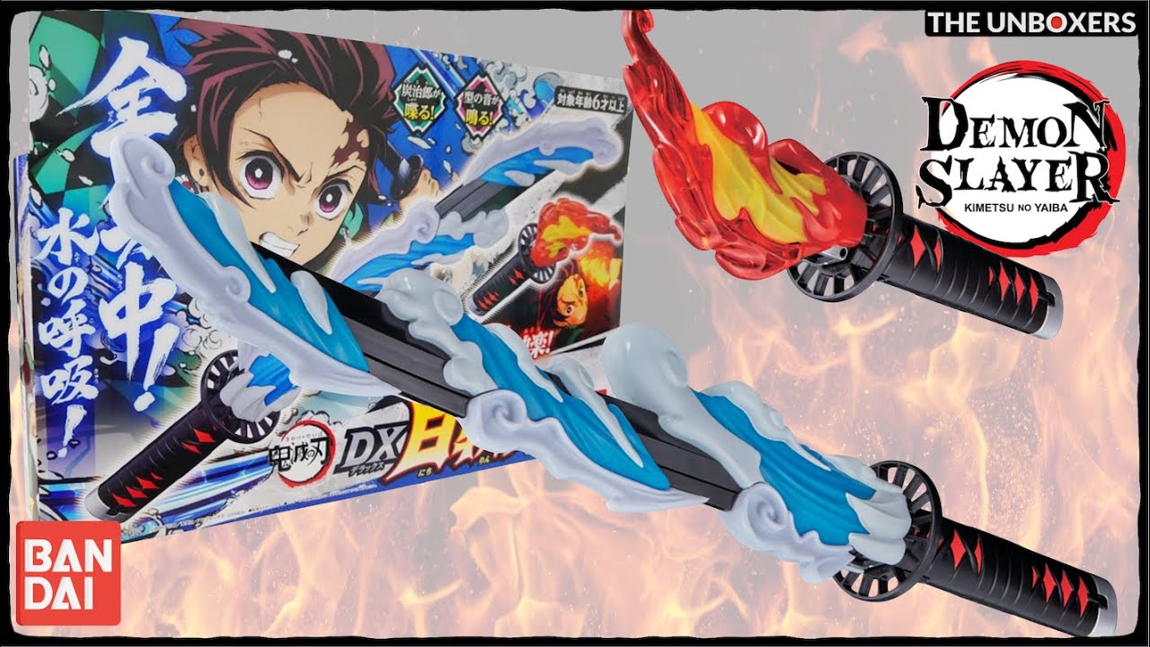 Demon Slayer: Kimetsu No Yaiba DX Nichirin Sword by Bandai - YouTube