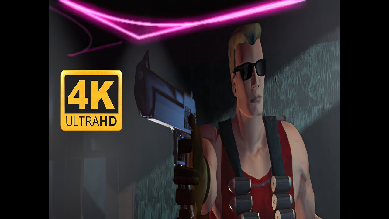Duke Nukem Time To Kill 4k Remastered with Machine Learning AI - YouTube