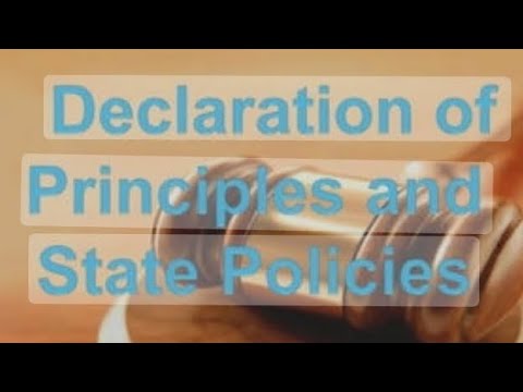 ARTICLE II: DECLARATION OF PRINCIPLES AND STATE POLICIES| Adrian Client ...