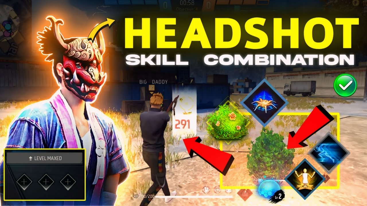 Headshot character combination 2024 | Best Character Combination in ...