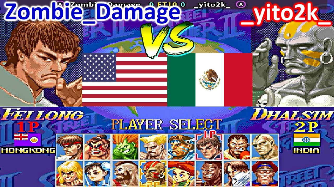 Super Street Fighter II X: Grand Master Challenge - Zombie_Damage vs ...