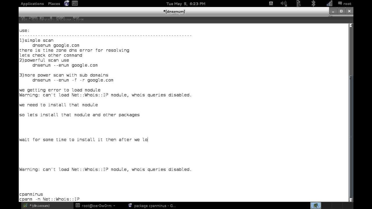 DnsEnum tutorial - YouTube