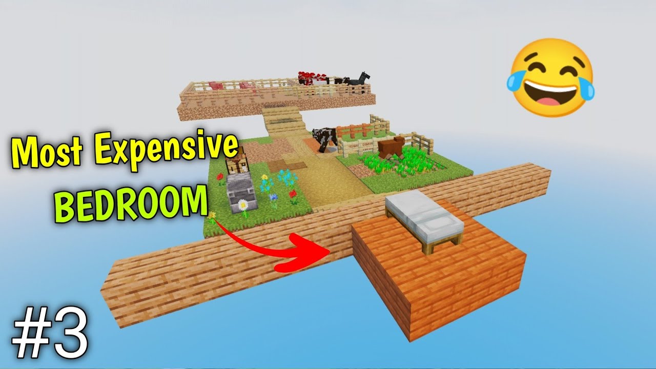 #3 | Most OP House in Minecraft Pocket Edition One Block Survival - YouTube