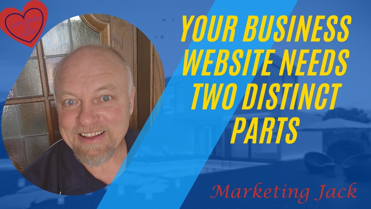 Two Different Parts to your Business Website - YouTube