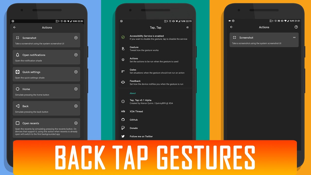 Tap, Tap | Android 11 / iOS 14 Back Tap Gestures for any Android phone ...
