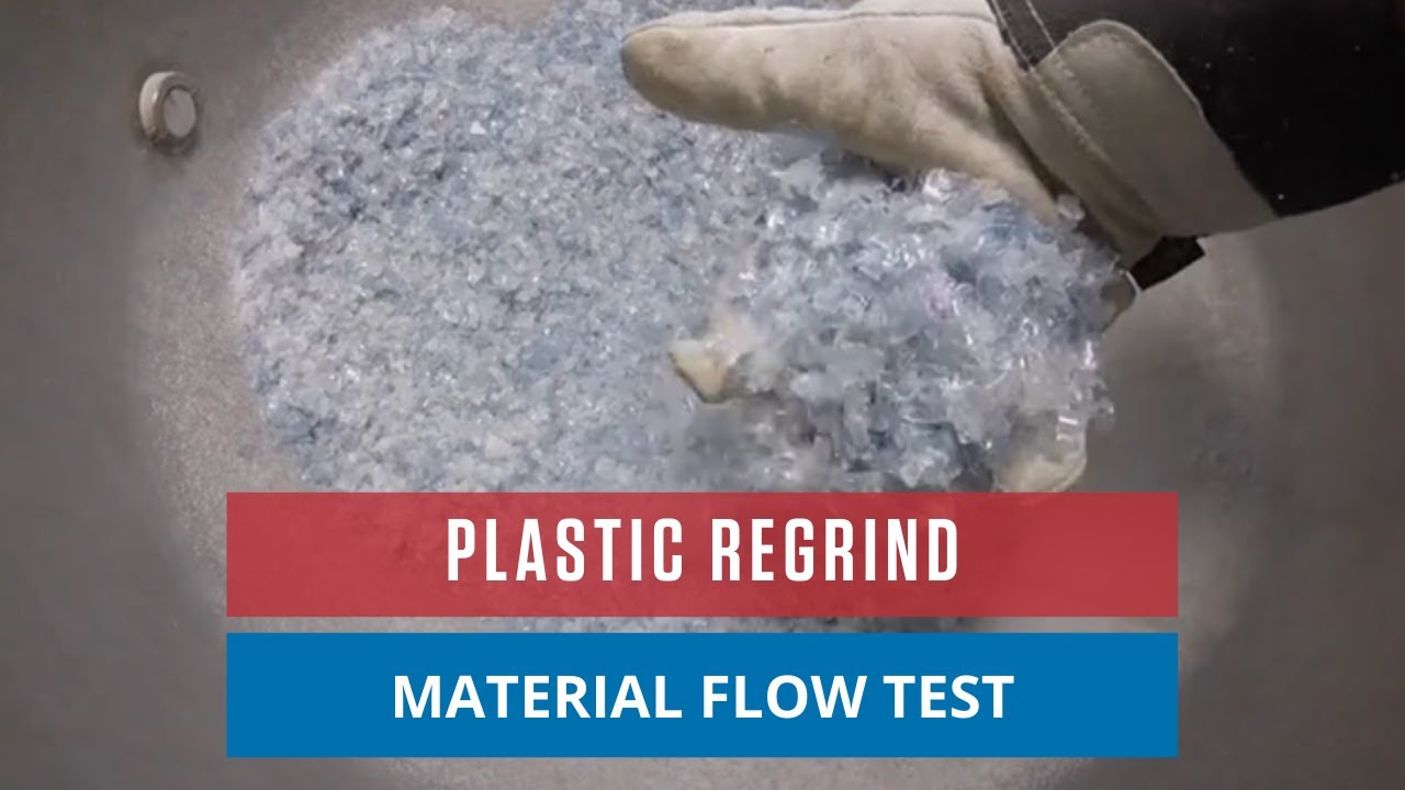 Plastic Regrind | AirSweep Material Flow Test | Bin Activator System ...