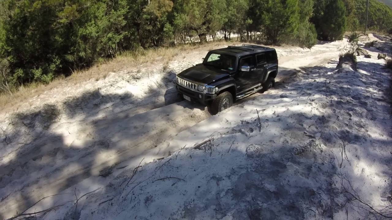 Stradbroke Island 4WD - Hummer Tour Guide - YouTube
