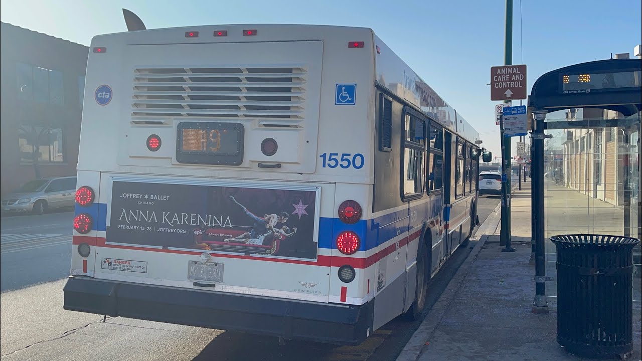 CTA 2007 New Flyer D40LF Bus Ride 1550 On Rt 49 Western From Western ...