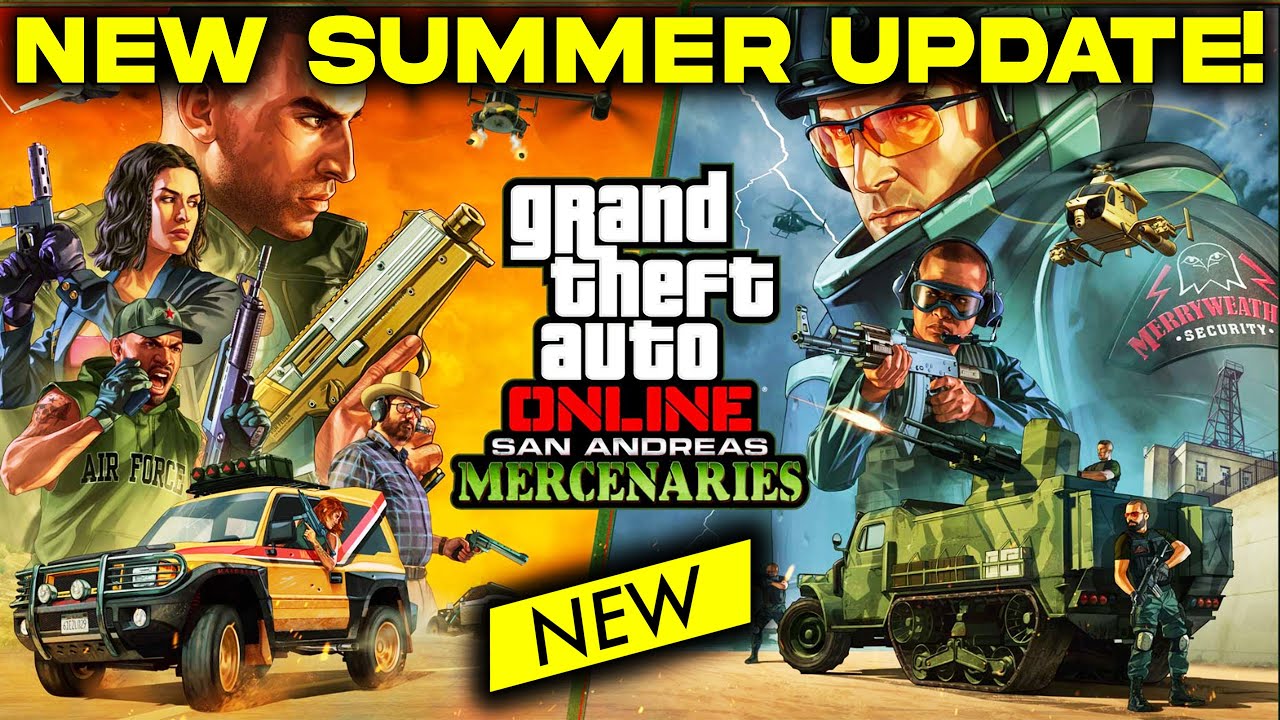 GTA Online SUMMER UPDATE! GTA Online: San Andreas Mercenaries Update ...