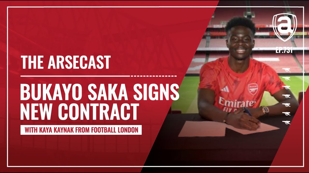 Bukayo Saka Signs New Contract | Arsecast - YouTube