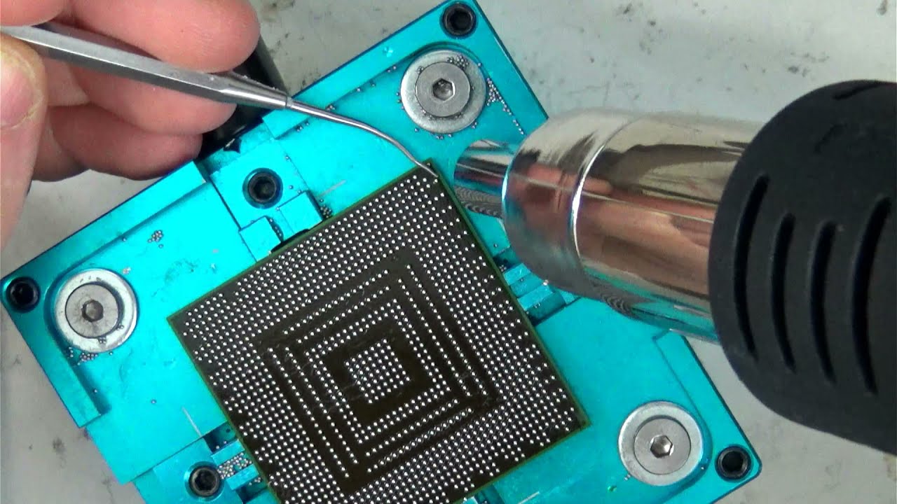 How to reball a GPU - YouTube