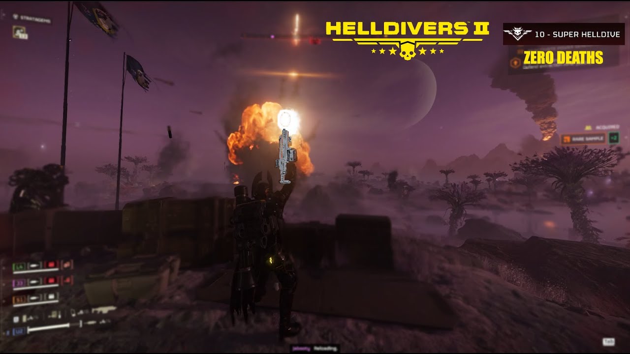 JAR-5 Dominator Gameplay | Helldivers 2 | No commentary | Max difficulty | Zero Deaths - YouTube