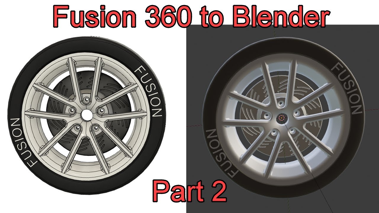Importing Designs From Fusion 360 To Blender Part 2 YouTube Importing Designs From Fusion 360 To Blender Part 2 YouTube