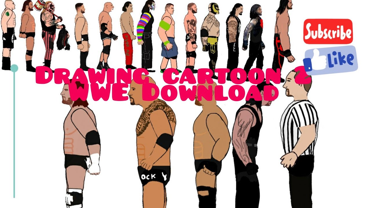 drawing cartoon 2 تحميل مجموعة wwe dropbox - YouTube