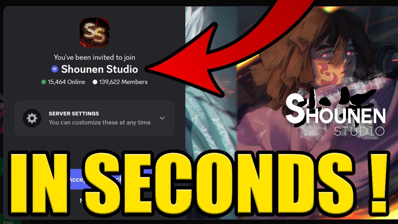 HOW to JOIN SHOUNEN STUDIO DISCORD SERVER PC & MOBILE - YouTube
