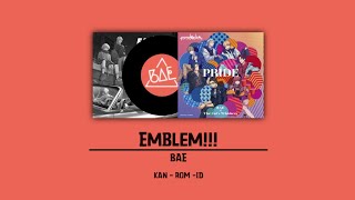 EmBlem!!! 歌詞 BAE ふりがな付 - うたてん