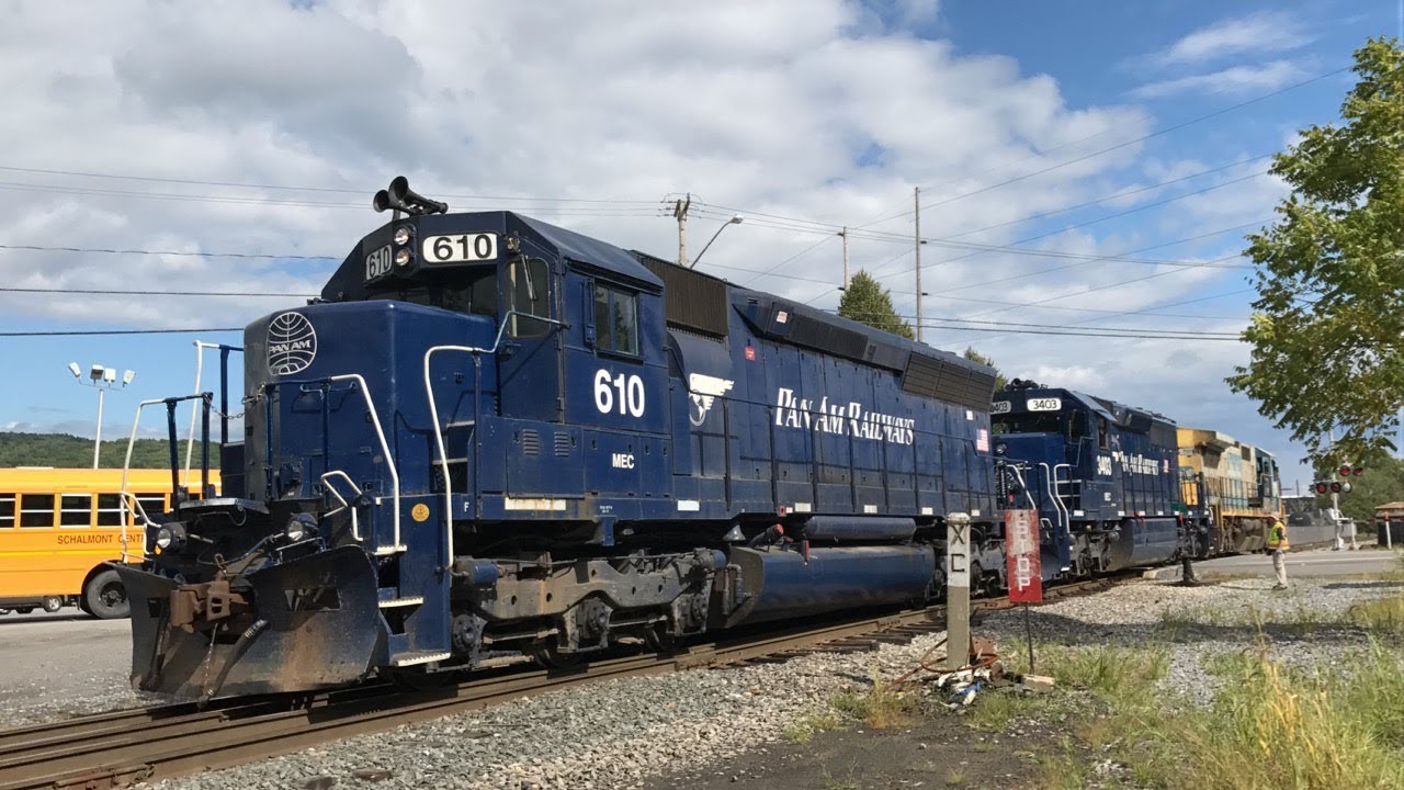 Chasing Pan Am 3404 & 3403 and Railfanning Rotterdam Junction - YouTube